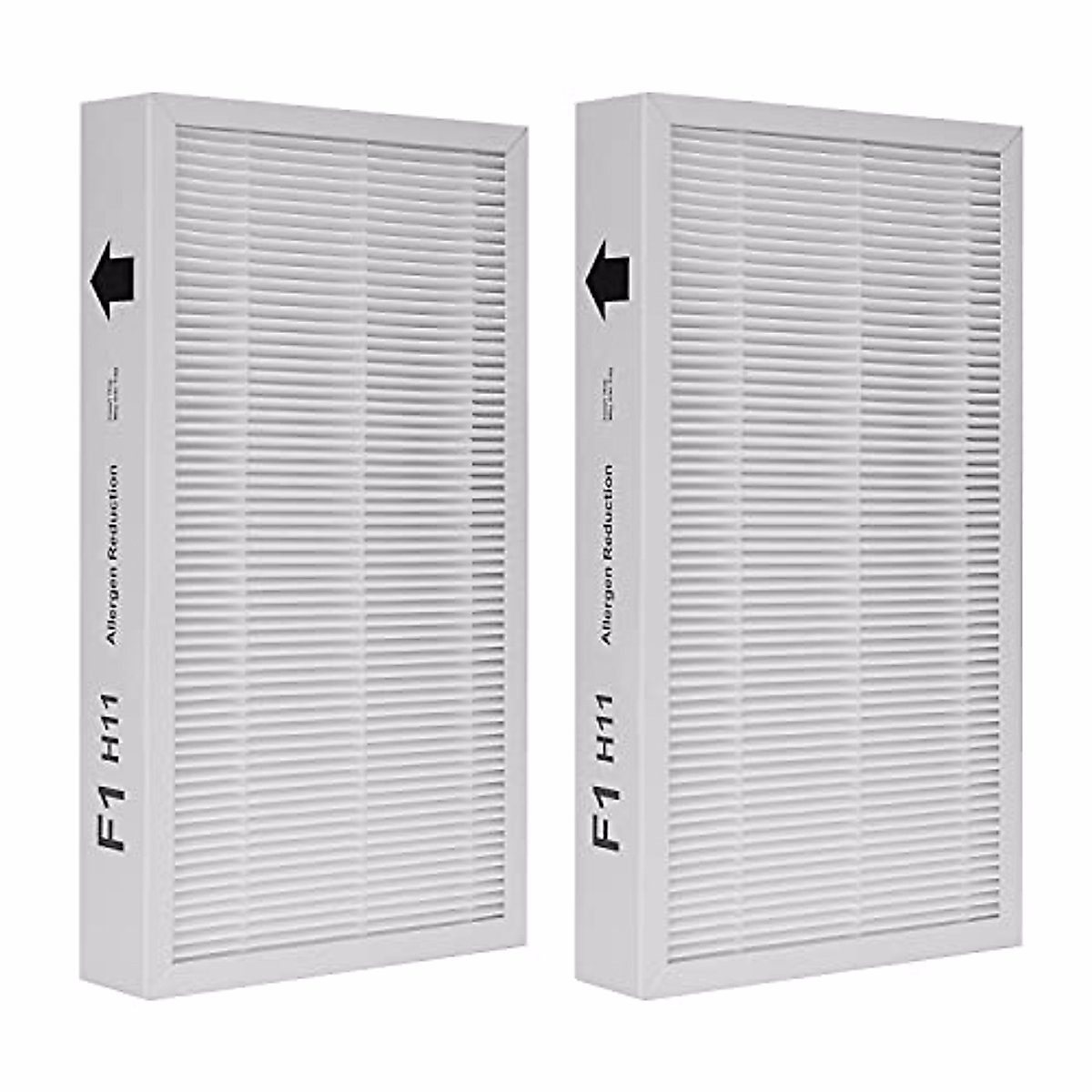 Hichoryer F1 Filter Allergen Reduction, Replacement Filter Compatible with Filtrete C01 T02 Room Air Purifier FAP-C01-F1 and FAP-T02-F1,2 Pack