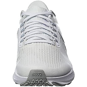 NIKE Women's Sneaker, White Metallic Silver Pure Platinum, 9.5