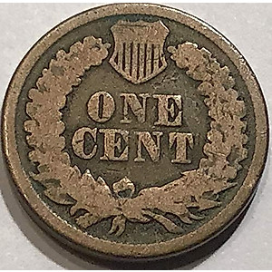 1864 P Indian Head Cent Copper Nickel Penny Seller Fine