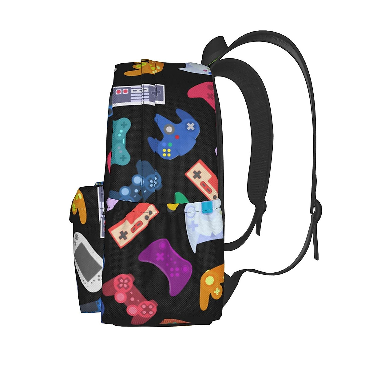 famliihw Video Game Controller Backpack Bookbag Laptop Backpacks Multipurpose Daypack for Boys Girls School Men Women Travel Hiking