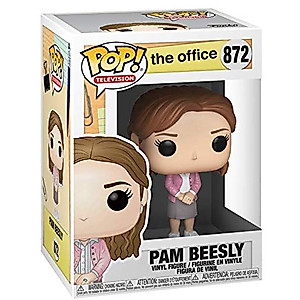 POP The Office - Pam Beesly Funko Pop! Vinyl Figure (Bundled with Compatible Pop Box Protector Case), Multicolored, 3.75 inches