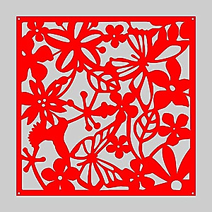 Hanging Room Divider Made of PVC, 24 PCS Partitions Panel Screen for Decorating Bedroom, Dining, Study and Sitting-Room, Hotel, Bar,Restaurant, 4 Pieces Each of Black, Red, and White