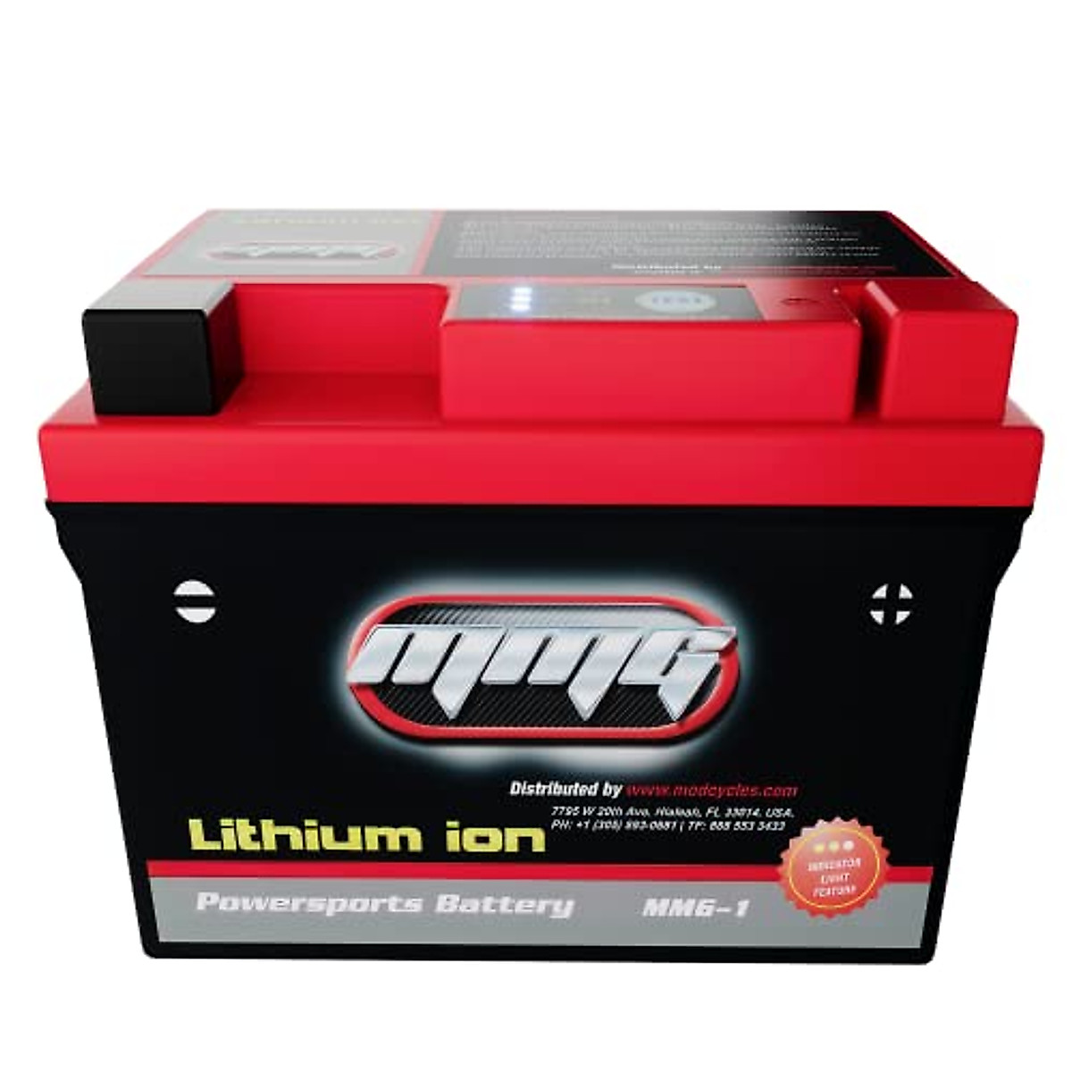 MMG YTX4L-BS 4L-BS Lithium Ion Sealed High Performance Powersports Battery 12V 120CCA Motorcycle Scooter ATV, Factory Activated, Ready to Use (MMG1)
