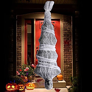 Halloween Decorations Hanging Cocoon Corpse, 72 Inch Life Size Halloween Corpse Cocoon Decorations Clearance, Scary Halloween Decorations Outdoor/Yard/Tree Props