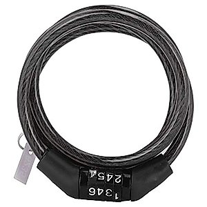 SALUTUY Bicycle Steel Cable Lock, Passwords Bike Lock High Strength Anti-Theft Folding for Bike Mountain Bicycle