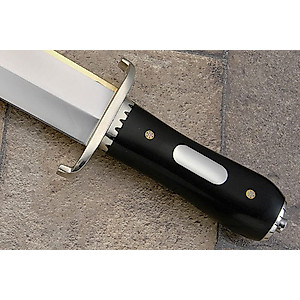 hunting knives Iron Mistress knife Beautiful Custom Handmade D2 Steel Bowie Knife in handle Micarta Iron Mistress Hunting knife, HK-875, Silver, Black, Brown