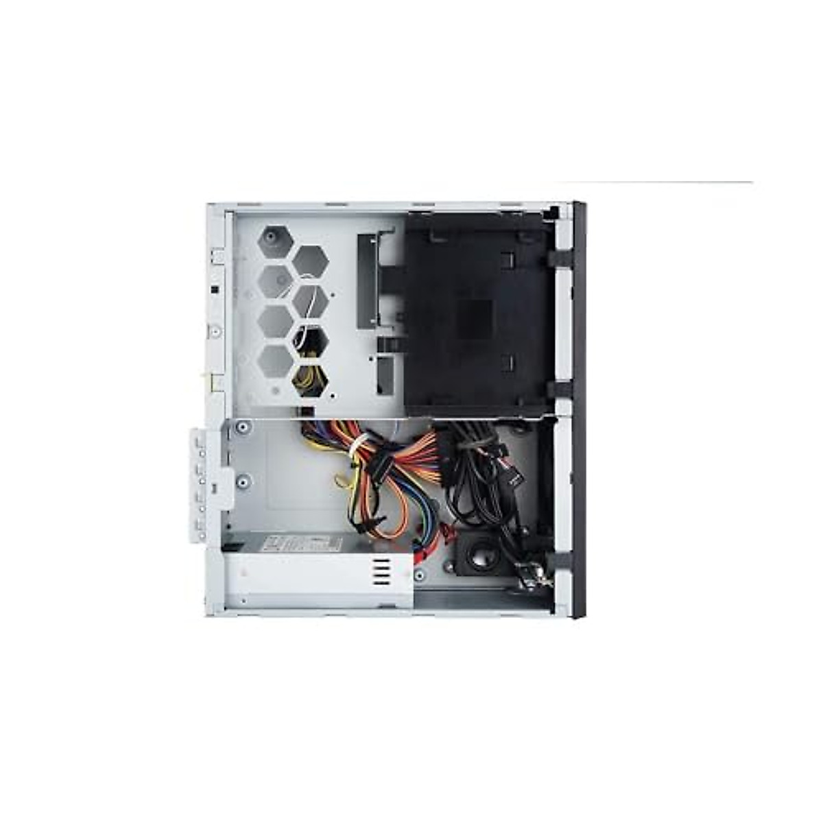 IN WIN Win CJ712.AU265TB3 Black Micro ATX Mini Tower Computer Case 8L Small Form Factor with 265W Power Supply