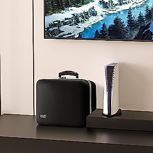 VORI Carrying Case for PSVR2 Gaming Headset and Touch Controllers Accessories, Portable Protection Hard Case for PS VR2 Controller, Suitable for Travel and Home Storage, Black