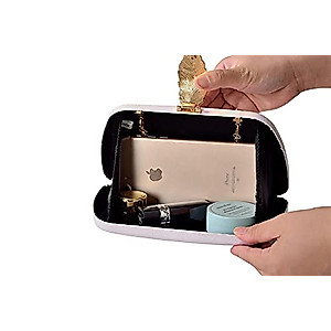 Mogor Women‘s Gradual Change Color Small Evening Bags Formal Bridal Wedding Clutches Purses Prom Cocktail Party Handbags