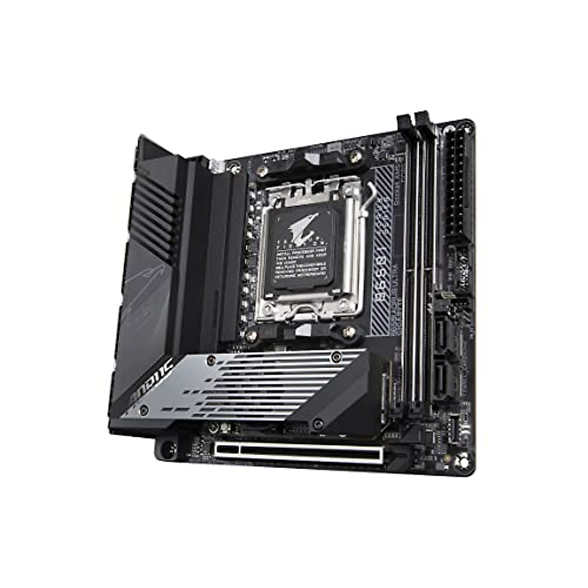 GIGABYTE B650I AORUS Ultra (AM5/ LGA 1718/ AMD/ B650/ Mini-ITX/ 5-Year Warranty/ DDR5/ PCIe 5.0 M.2/ PCIe 5.0/ USB 3.2 Gen2X2 Type-C/Wi-Fi 6E/ Intel 2.5GbE LAN/Q-Flash Plus/EZ-Latch/Motherboard)