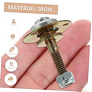 Veemoon 4pcs Rocking Chair Bearing Machine Screws Gaming Chair Accessories Furniture Bolts Patio Chair Leveling Screws Glider Rocker Parts Office Chair Bolts Furniture Connecting Fittings