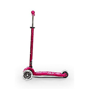 Micro Kickboard - Maxi Deluxe LED - Three Wheeled, Lean-to-Steer Swiss-Designed Micro Scooter for Kids with Motion-Activated Light-Up Wheels for Ages 5-12