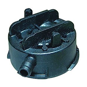 Korky Toilet Repair R528P2 Fill Valve Replacement Cap, Black, Pack of 2