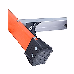 Louisville Ladder 8-Foot Fiberglass Step Ladder, 375-Pound Load Capacity, Type IAA, FS1408HD