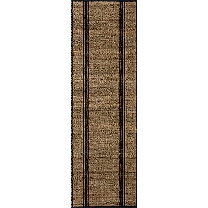 Loloi Angela Rose Colton Collection CON-01 Natural/Black 7'-6'' x 9'-6'', .38" Pile Height, Area Rug
