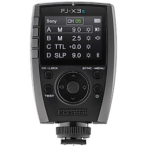 Westcott FJ-X3 M Universal Wireless Flash Trigger with Multi-Brand Camera Mount (Compatible with Canon, Sony, Nikon, Fuji, Panasonic, & Olympus Cameras)