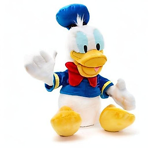 Disney Store Official Donald Duck Plush, 17 Inches Toy Figure, Soft and Huggable Toy, Detailed Plush Sculpting with Embroidered Features, Ideal Gift Fans and Kids, Inspired Classic Cartoons