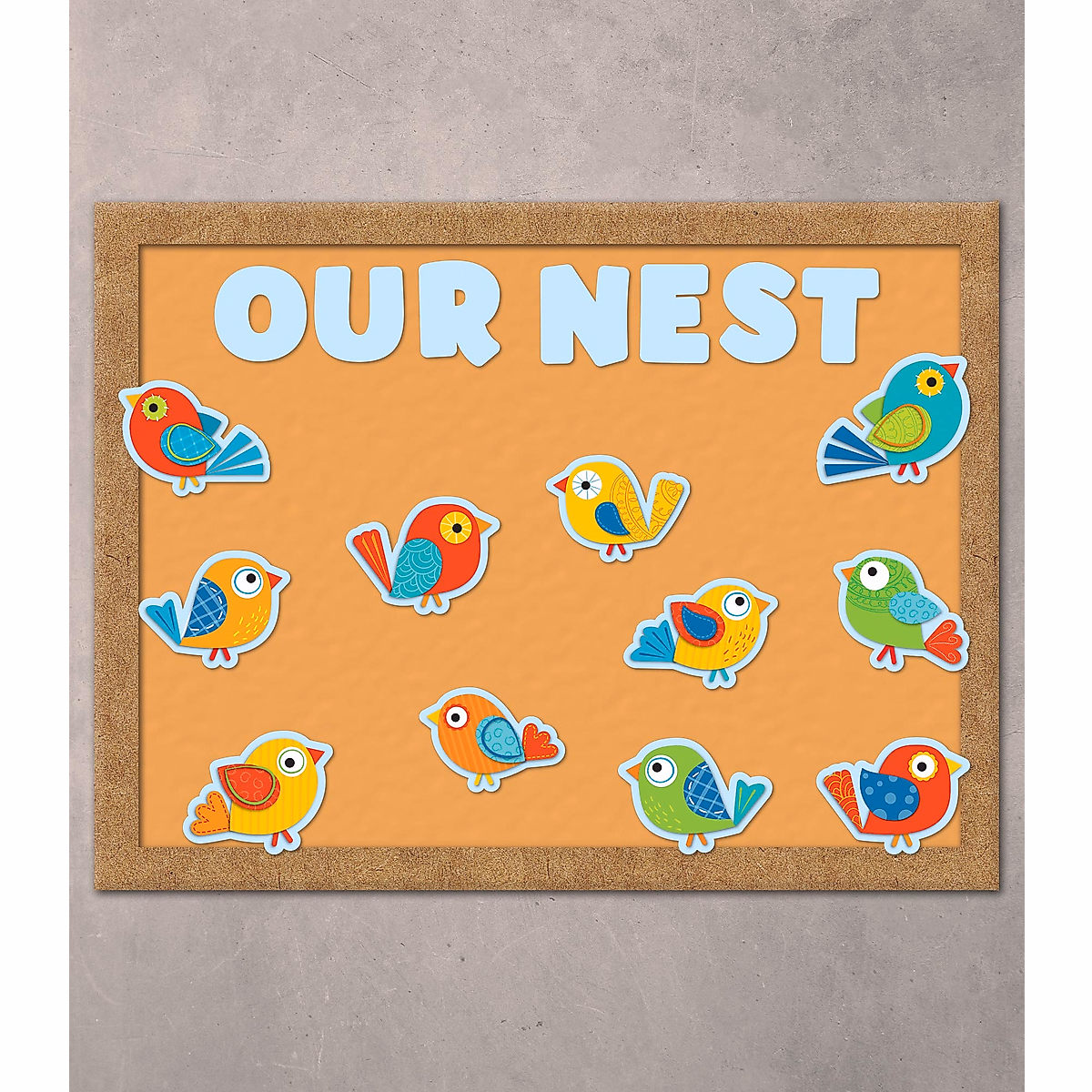Carson Dellosa – Boho Birds Colorful Cut-Outs, Classroom Décor, 36 Pieces