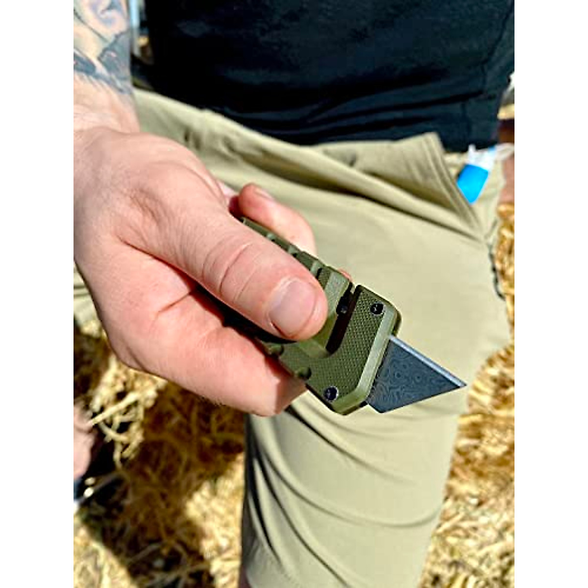 Damascus Utility Blade (1)