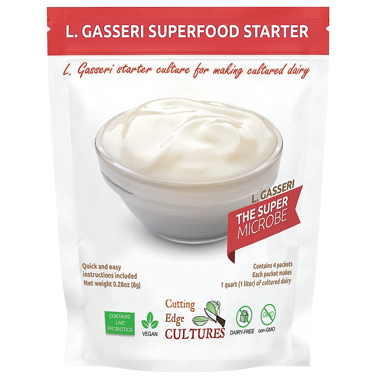 L. Gasseri SuperFood Starter Culture ProBiotic Cultured Dairy Low And Slow Yogurt Lactobacillus By Cutting Edge Cultures