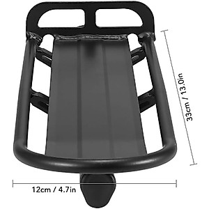 Lixada Bicycle Luggage Rack Retractable Aluminum Alloy Bicycle Holder Bicycle Rear Post Rack Bicycle Bag Luggage Cargo Carrier Rack