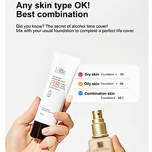 MIBA Ion Calcium Mineral BB Cream 50ml / 1.69 fl.oz Patent raw material mineral ion calcium. Thin but overwhelming coverage. Long lasting power. Excluding chemicals as much as possible