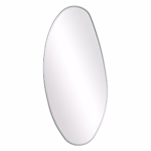 BST FURNH Irregular Wall Mirror, 20'x20 Wavy Asymmetrical Frameless Design for Bathroom, Bedroom, Living Room & Entryway – Modern Decorative Wall Mirror