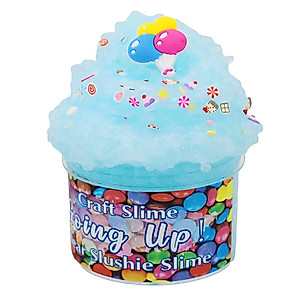 FLINPEX Butter Slime Kit Cloud Slime DIY Unmixed Snow Rice Slime kit for Girls, Education Party Favor Gift and Birthday, Slime kit for Boys, Slime Kits, Fluffy, Soft, 70ml 2.5Oz （Brown）