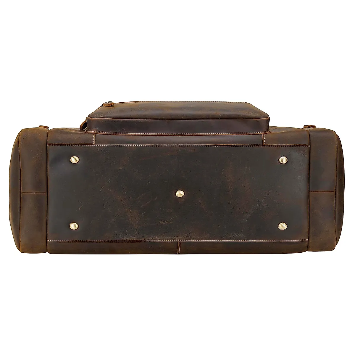 Polare 30" Leather Duffel Weekender Travel Bag For Men With Full Grain Cowhide Leather XX-Large 72L