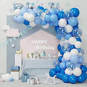 Blue Balloons 60Pcs Balloons 12 Inch Balloons for Arch Decoration royal Blue Balloons Latex Balloons navy Blue Balloons for Blue Balloon Garland Matte Balloons for Birthday Wedding Graduation Party