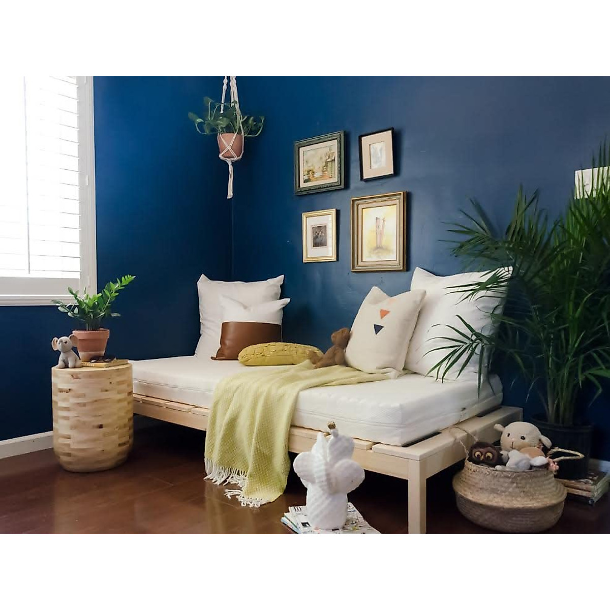 Essentia Grateful Bed Jr - Natural Memory Foam Mattress Organic, Hypo-Allergenic, 6 inch, mid Contour - Twin Size