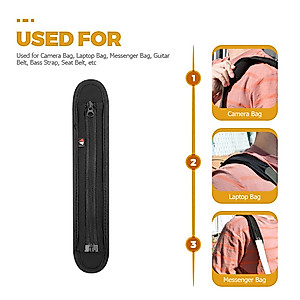 Plate Carrier Shoulder Replacement Shoulder Pad Detachable Shoulder Strap Pad Backpack Shoulder Pads for Guitar Pad Relieve Shoulder Pain Outdoor Backpack Shoulder Strap Pads