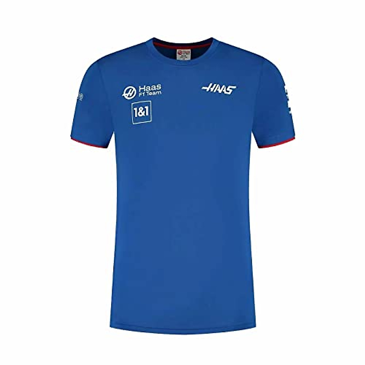 Haas F1 Team Haas Racing F1 2022 Men's Team Fitted T-Shirt Blue