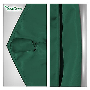 YardGrow 8.2ft 6 Ribs Patio Umbrella Replacement Canopy Market Umbrella Top Fit Outdoor Umbrella Canopy (Canopy Only) (Green)