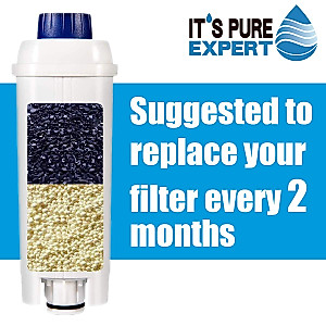 IT'S PURE EXPERT Coffee Filter Replacement for DeLonghi Filter DLSC002, DLS C002, Compatible with ECAM, ESAM, ETAM, BCO, EC, EC680, EC800-4 packs