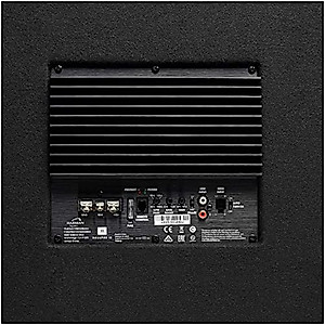 JBL SUBBP12AM - 450 Watts (150W RMS) 12” Amplified 12 in. Ported Subwoofer with Sub Level Control and Distortion Free Bass with Gravity Magnet Phone Holder Bundle