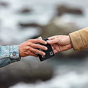 Ragproper Modern Glass Hip Flask - Glass Flask Bottle with Caps for Liquor & Spirits, Durable Liquor Glass Flask with Cork Lids, Pour Funnel, Black Silicone Flask Sleeve, Single Shot 100ml