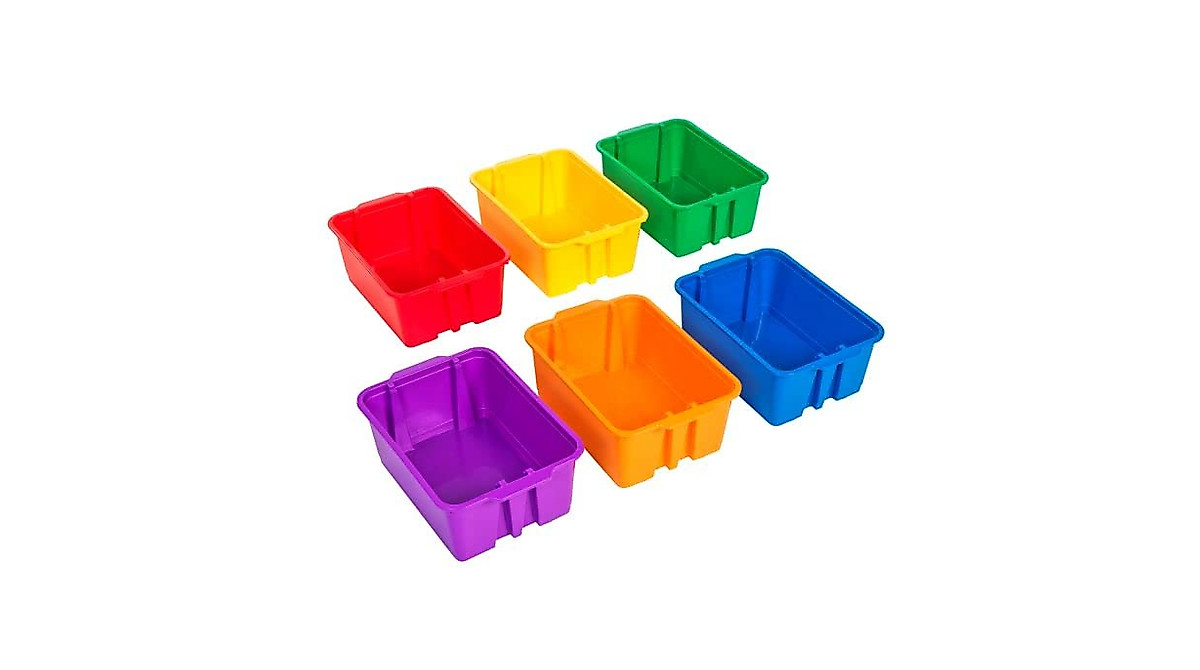 Classroom Stacking Bins - Organize with Colorful Style