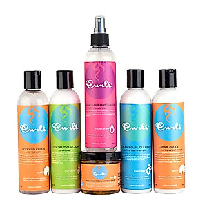 Curls Creamy Cleanser - Sulfate Free Shampoo - Safe For Chemically Altered & Color Treated Strands - For Wavy, Curly, and Coily Hair, 8oz