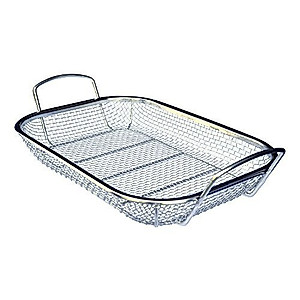 Culina Stainless Steel Square BBQ, Vegetable and Grilling Basket