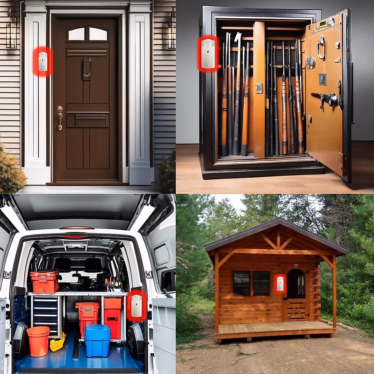 Robber Stopper Home Pepper Spray Alarm System