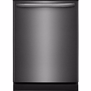 Frigidaire 4-Piece Black Stainless Steel Kitchen Package with FFHB2750TD 36 French Door Refrigerator FFGF3054TD 30 Gas Freestanding Range FFMV1645TD 30 Over-the-Range Microwave and FFID2426TD 24 Fully Integrated Dishwasher