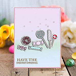 Decorative Transparent Silicone Stamp for Creative Cartoon Rubber Stamp DIY Christmas Birthday Wedding Cards Making Supp Christmas Card Making Stamps for Crafting