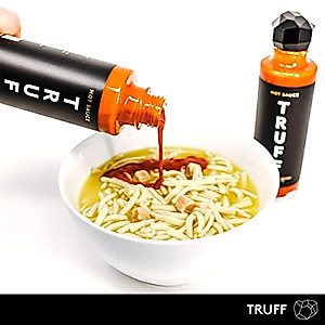 TRUFF Original Black Truffle Hot Sauce, Gourmet Hot Sauce with Ripe Chili Peppers, Black Truffle Oil, Organic Agave Nectar, Unique Flavor Experience in a Bottle, 6 oz.