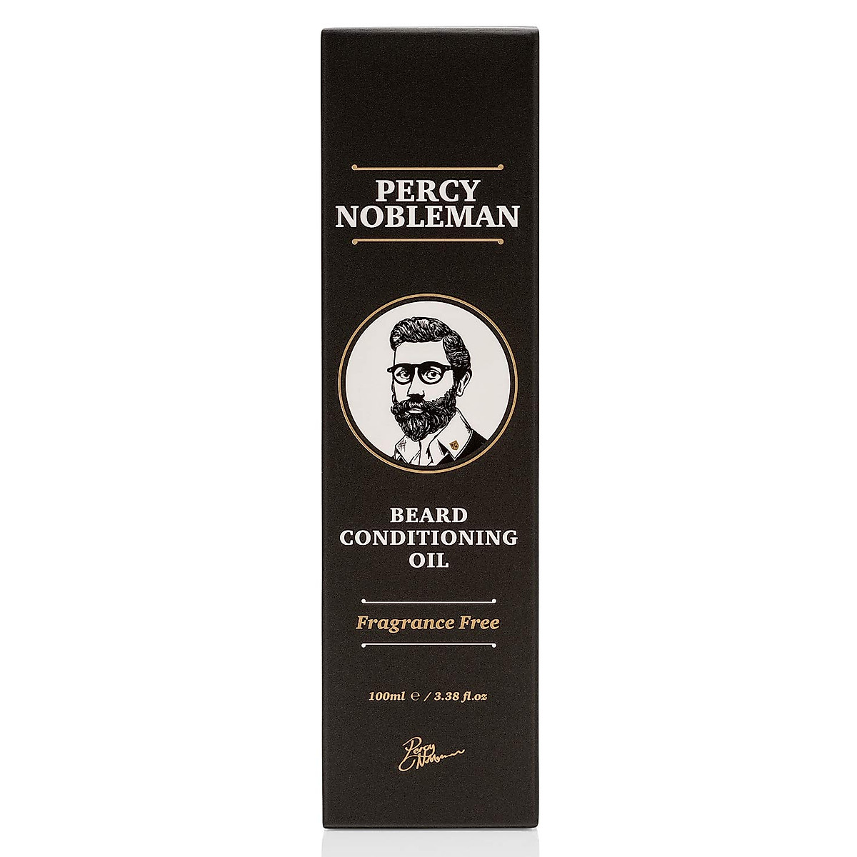 Percy Nobelman Beard Conditioning Oil, Signature Scented, 3.38 Ounce
