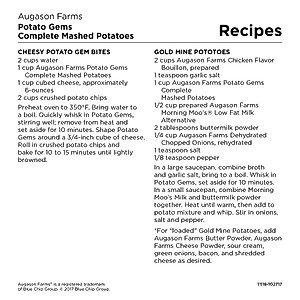 Augason Farms Potato Gems Complete Mashed Potatoes 3 lbs No. 10 Can