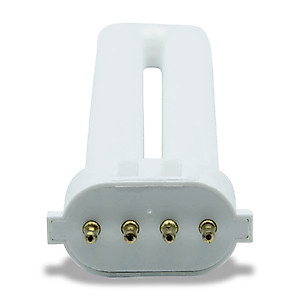 lumenivo 13 Watt CFL Replacement for Sunlite PL13/E/SP35K 2GX7 4-PIN Base Tube Compact Fluorescent Bulb - 3500K Neutral White - for Coleman Lantern, Indoor, and Outdoor Fixtures - 10 Pack