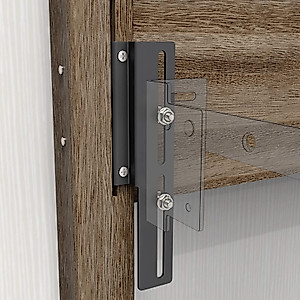 KOPKIO 2Pcs #711 Bed Frame Brackets for Headboard or Footboard,Bolt-On to Hook-On Conversion Brackets Bed Hook Adapter,Headboard Hook Set Extra Heavy Duty,Black