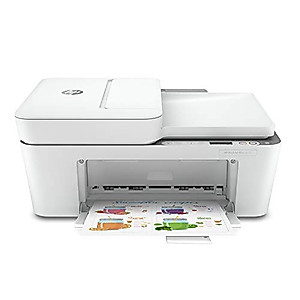HP DeskJet Plus 4155 Wireless All-in-One Printer, Mobile Print, Scan & Copy, HP Instant Ink Ready, Auto Document Feeder, Works with Alexa (3XV13A)