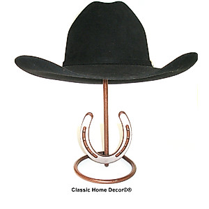 Mark Christopher Collection American Made Cowboy Hat Stand with Horseshoe CT